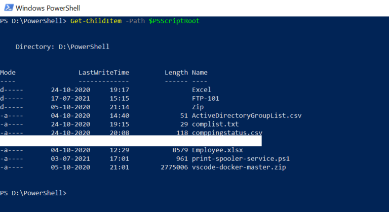 Psscriptroot In Powershell Get Full Path Of Executing Script Shellgeek