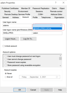 Add UPN suffix in Active Directory - ShellGeek