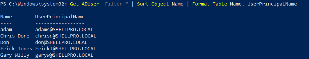 Change UPN Suffix with PowerShell - ShellGeek
