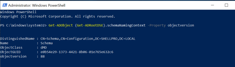 How to Check AD Schema Version using PowerShell - ShellGeek How to Check AD Schema Version using PowerShell - ShellGeek