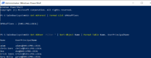 Change UPN Suffix with PowerShell - ShellGeek