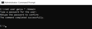 Net User Command in CMD - ShellGeek