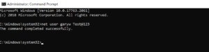 Net User Command in CMD - ShellGeek