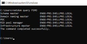 Get FSMO Roles in Active Directory - ShellGeek