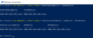 Get FSMO Roles in Active Directory - ShellGeek
