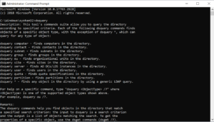 Dsquery Command - Query Active Directory - ShellGeek