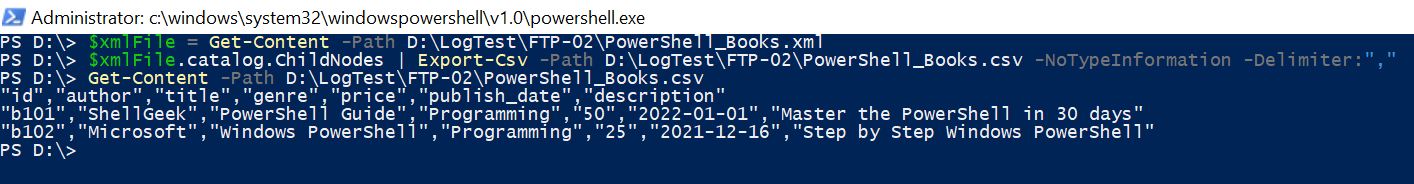 PowerShell Convert XML To CSV File ShellGeek
