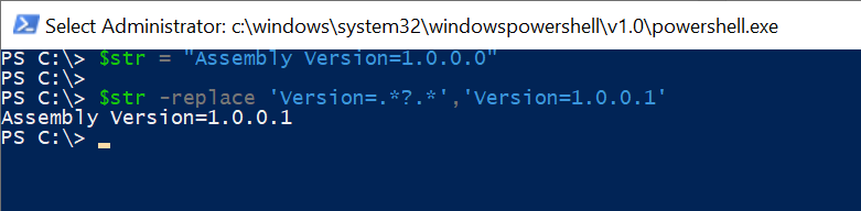PowerShell Replace With Wildcard ShellGeek