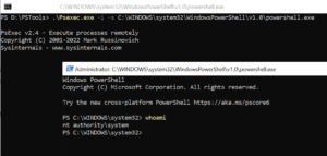 Run PowerShell As System - ShellGeek