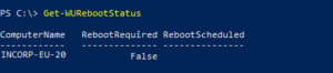 Get-WURebootStatus - Get Windows Reboot Status in PowerShell - ShellGeek