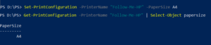 Set Printer Configuration Using PowerShell - ShellGeek