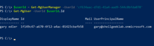 Get-MgUserManager - Find Users Manager - ShellGeek